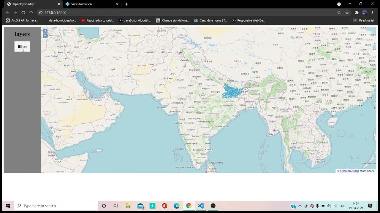 GIS with Openlayers part2. Add functionality on #GeoJSON layer with #openlayers - YouTube