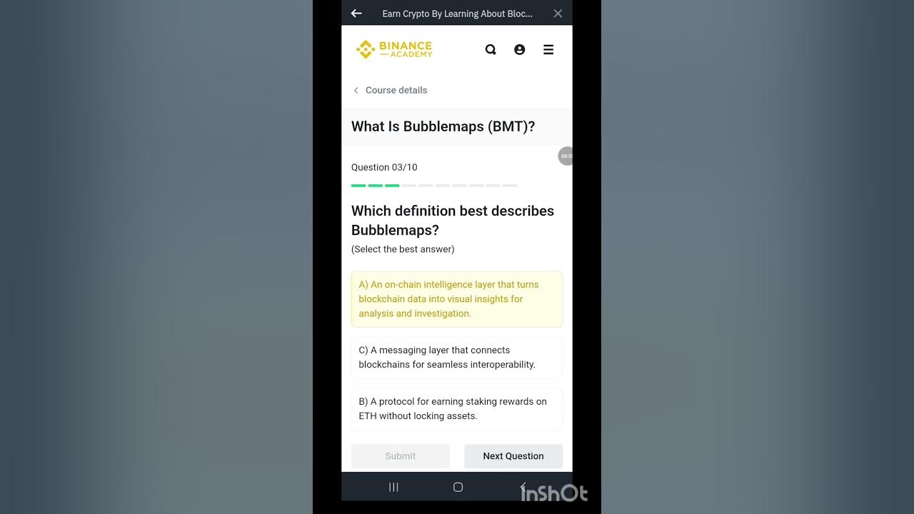 What Is Bubblemaps (BMT)? || Binance Quiz Answers – Learn & Earn #Binance #QuizAnswers - YouTube