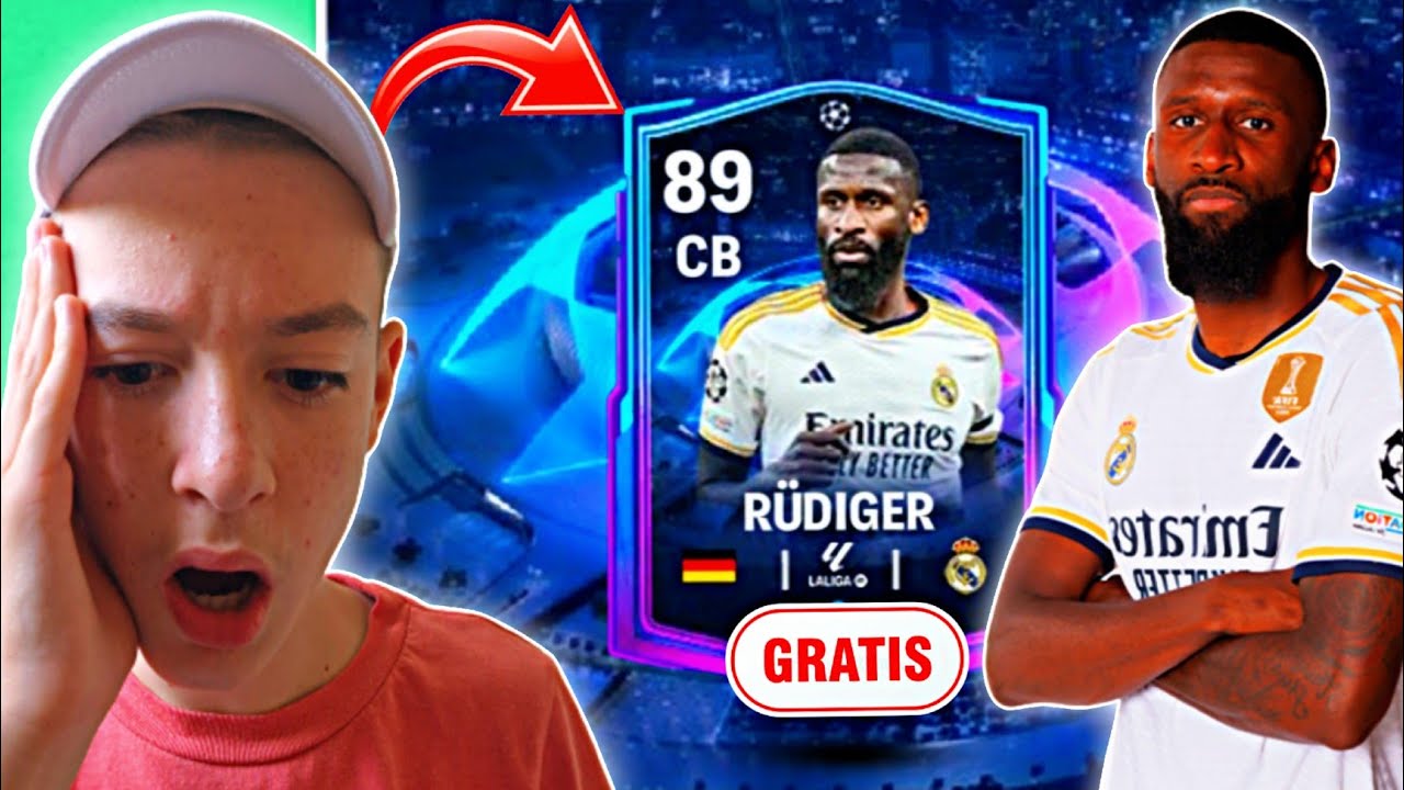 RUDIGER 89 GRATIS LA NOUL EVENIMENT + CATE PUNCTE SE POT FACE || EA FC ...