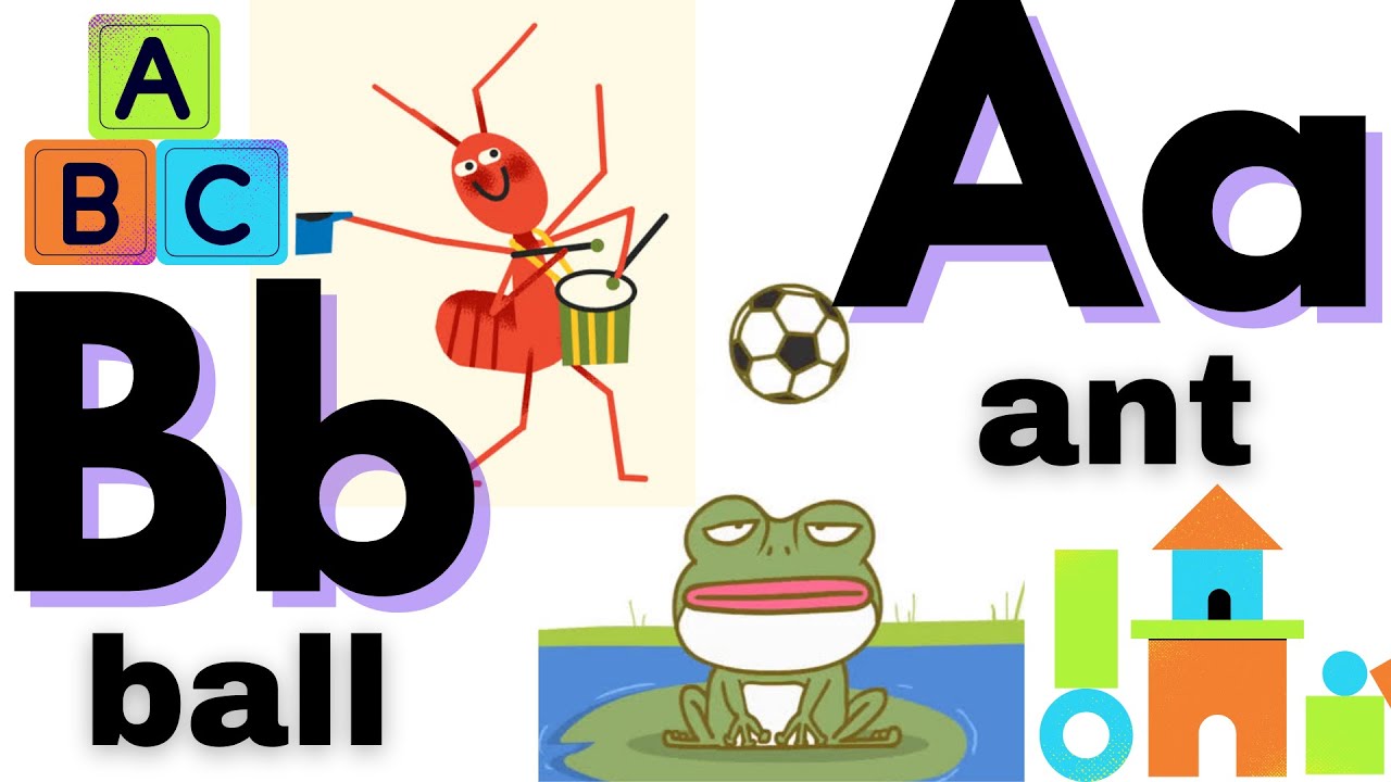 Ant to zigzag | A for ant | English alphabet | ABCD cartoon | A for ant ...