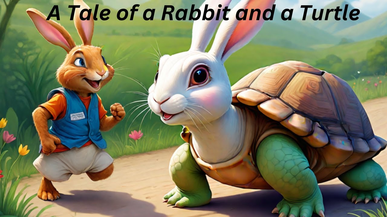 A Tale of a Rabbit and a Turtle |kids story | - YouTube