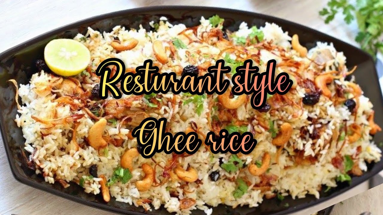 |Resturant Style Ghee Rice| Neychoru |Tasty| Easy to Cook| Malayalam ...