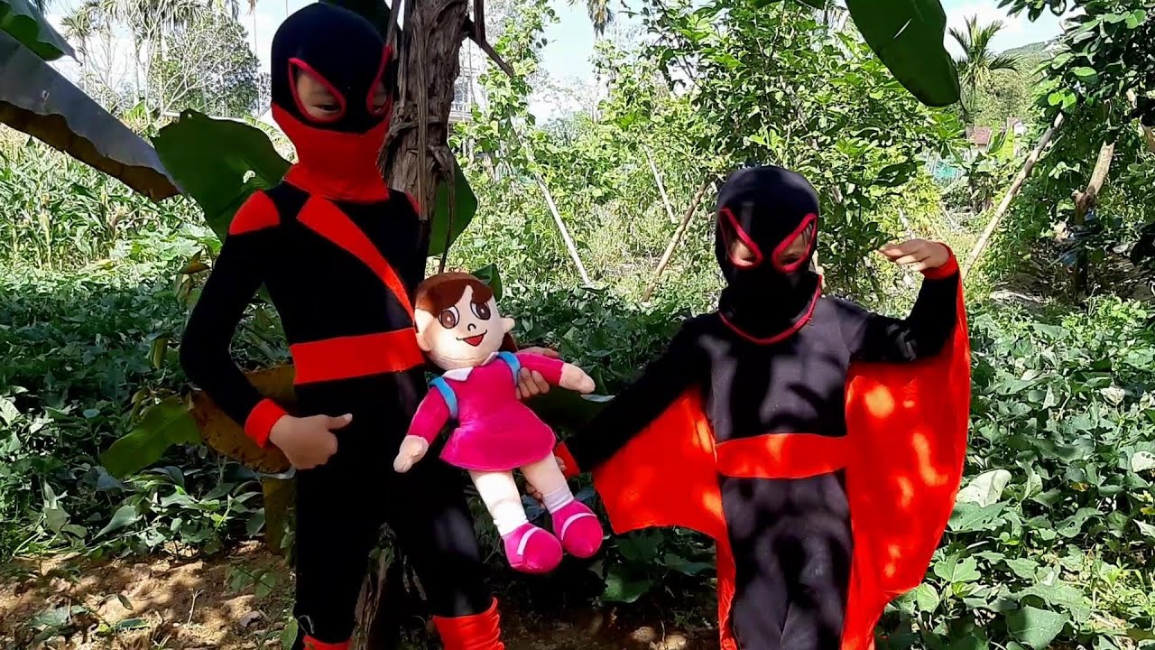 Win Tin | Biệt đội Ninja nhí giải cứu búp bê Lisa | little Ninja team ...