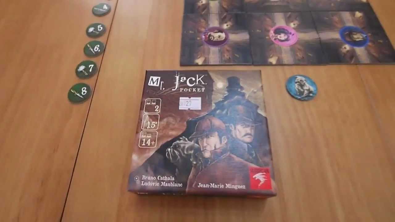 [B&C Games 桌遊教學] Mr. Jack Pocket Part 1/2 - YouTube