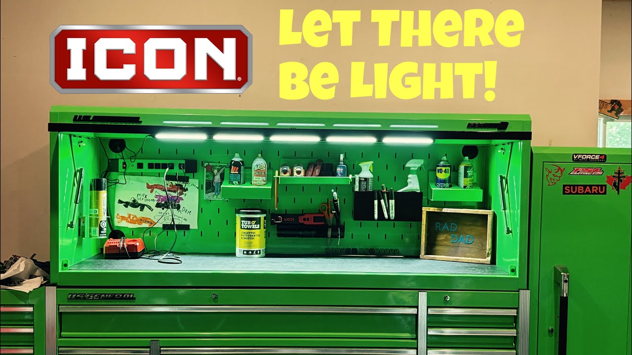 Icon Work Center Light Bar INSTALL!! - YouTube
