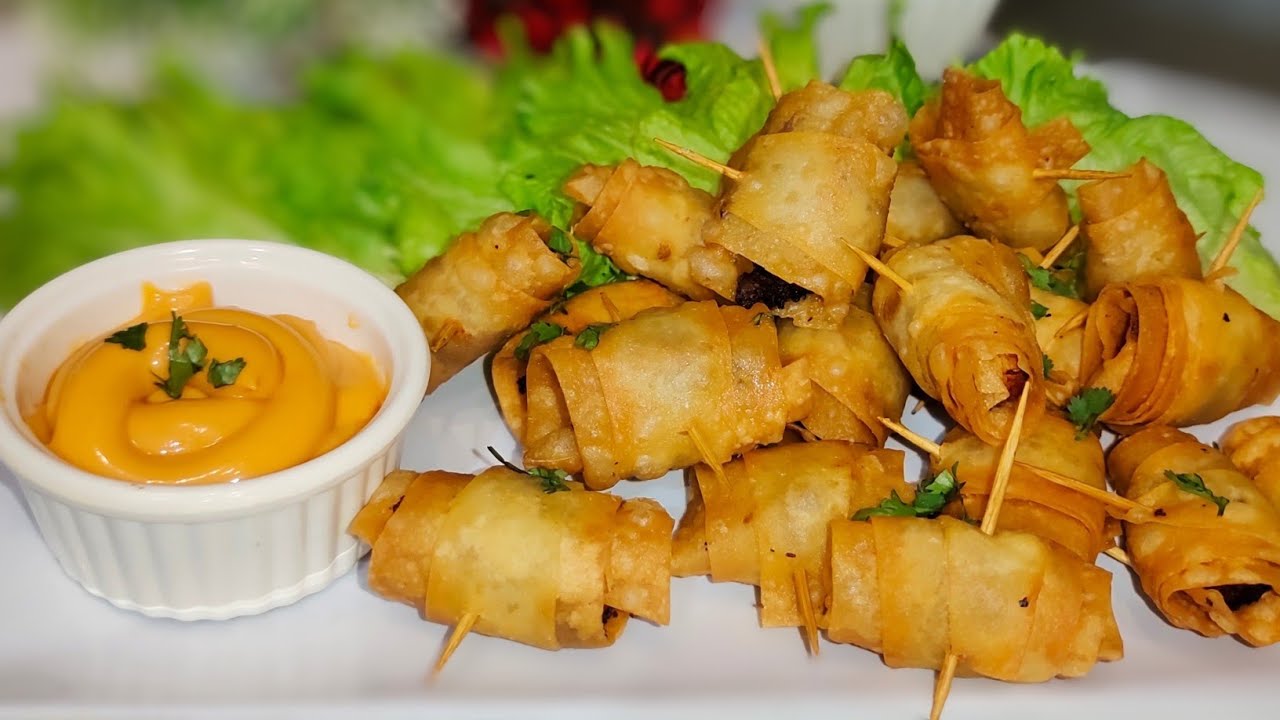 Mini Samosa Bites Recipe | Chicken Mini Samosa | Crispy Samosa Bites ...