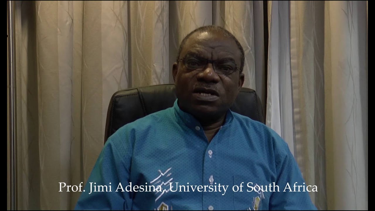 Visualising Poverty Research | Interview with Jimi Adesina - YouTube
