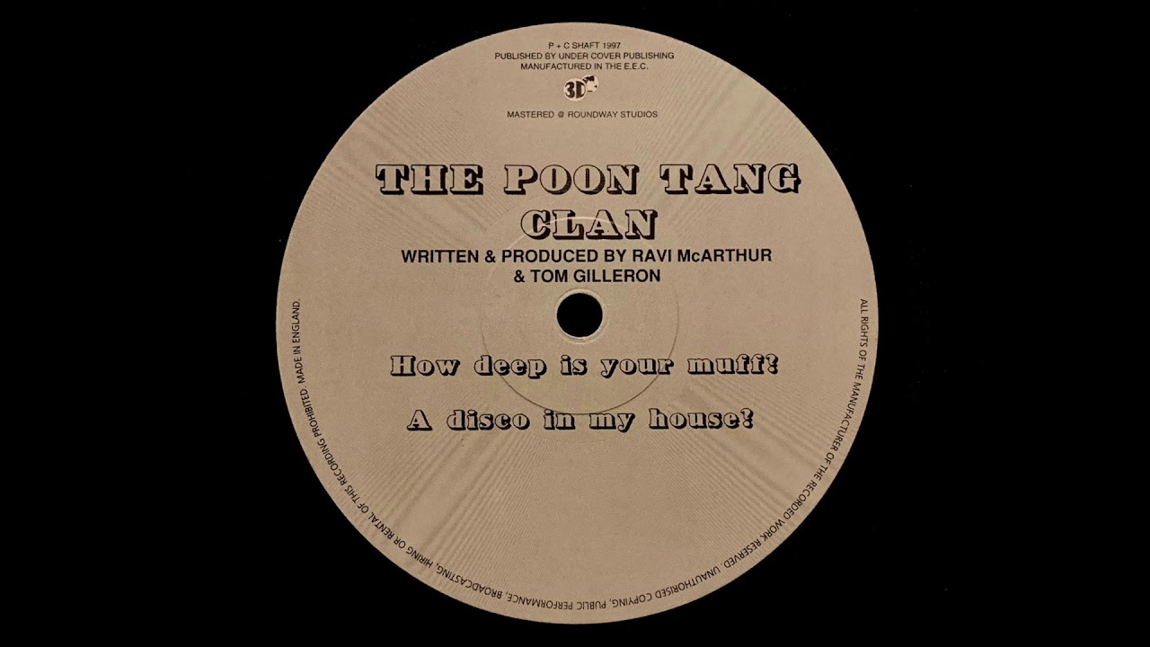 A Disco In My House? / The Poon Tang Clan / SHAFT008-6 [1997] - YouTube
