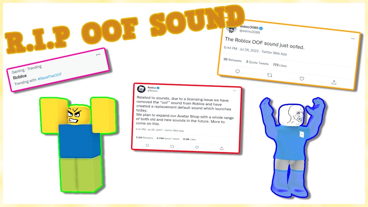 Roblox REMOVED the OOF SOUND & here's how to get it back... #SaveTheOof ...