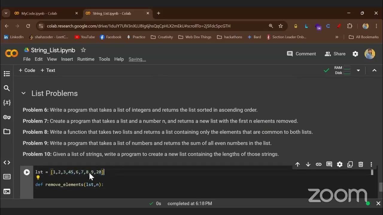 6PM-7PM PKT Python for Absolute Beginners || Week 4 || Day 3 || #icodeguru #programming - YouTube