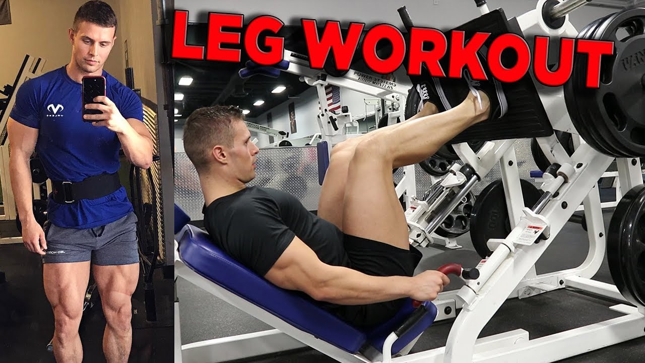 Intense Full Leg Workout (Squat Challenge "225lb 10x10") GROW YOUR LEGS ...