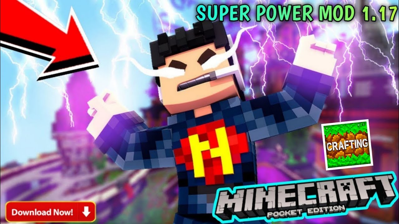 Super power mod for minecraft pe and crafting and building | 100% ...