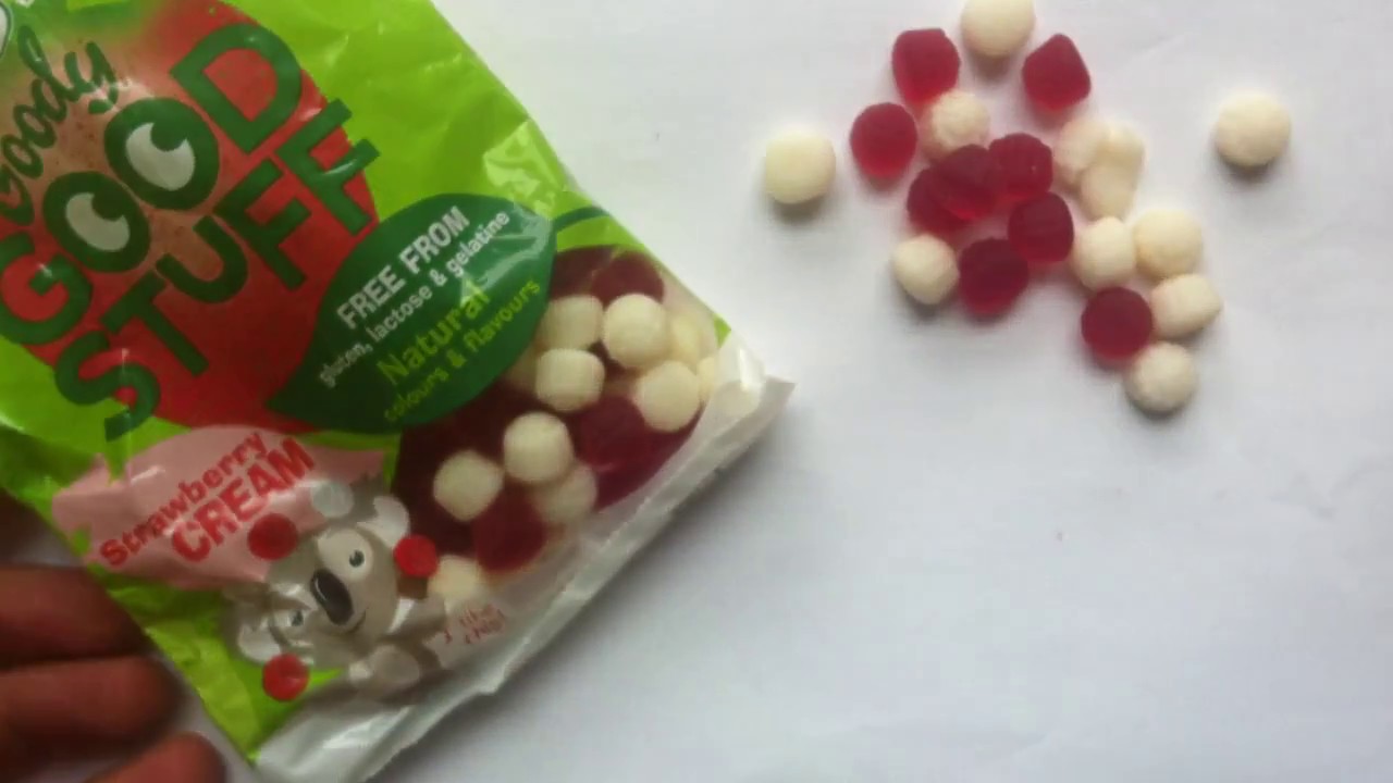 Goody Good Stuff Strawberry Cream gummies review - YouTube
