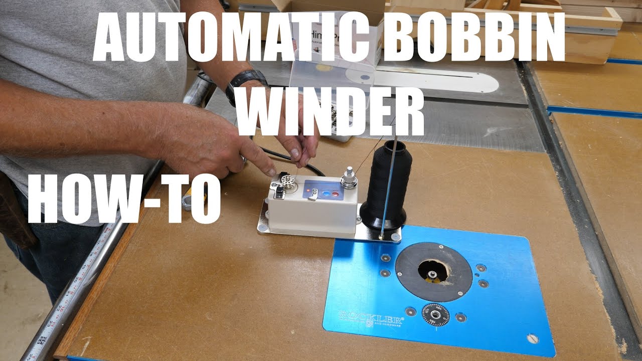 Automatic Bobbin Winder How To - YouTube
