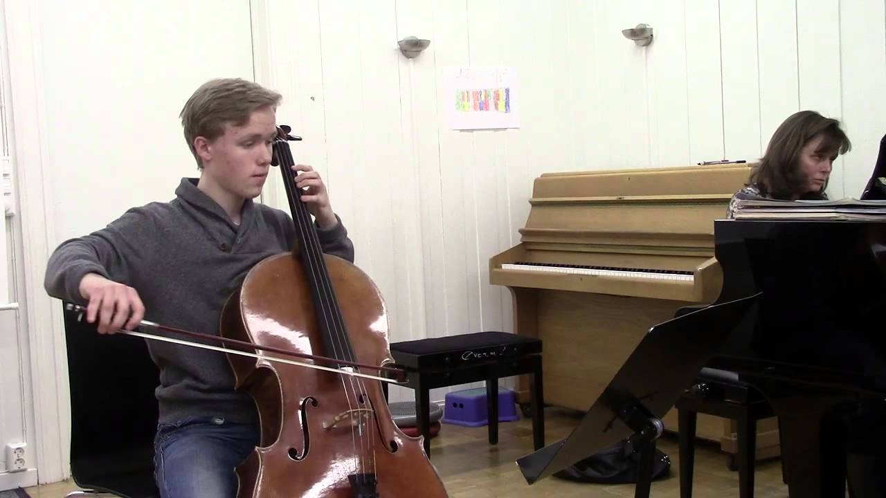 Brage Botn Seim Plays Prokovieff Sonata for Cello - YouTube