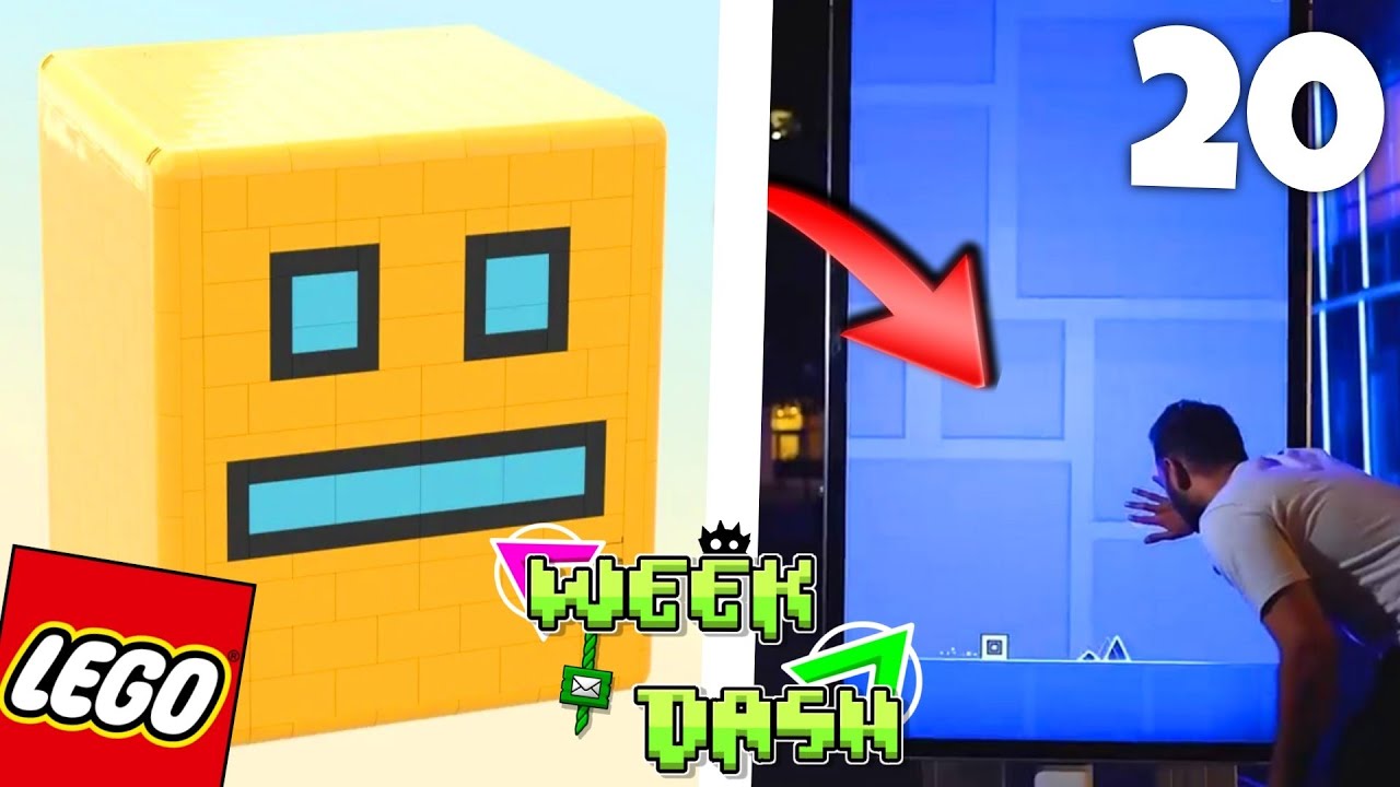 WEEKDASH - LEGO de GD y JUEGA en CELULAR GIGANTE - YouTube
