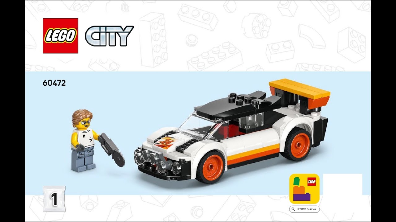 LEGO City 60472 - Complete Scrapyard with Cars Instructions! (Booklet ...