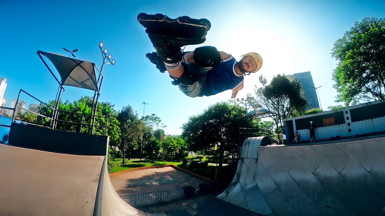 Half Pipe em São Bernardo Do Campo SP role de patins e skate - YouTube