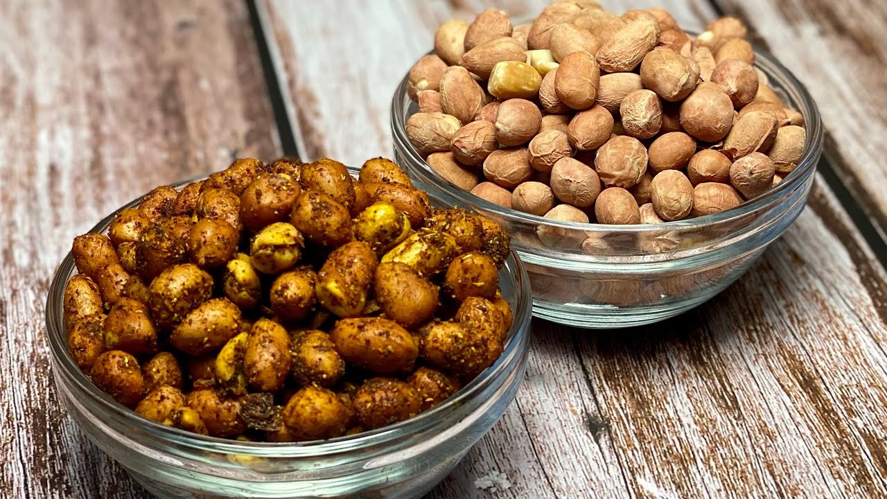 Khari Sing Recipe | Roasted Peanuts Khari Sing Recipe | Masala Peanuts ...