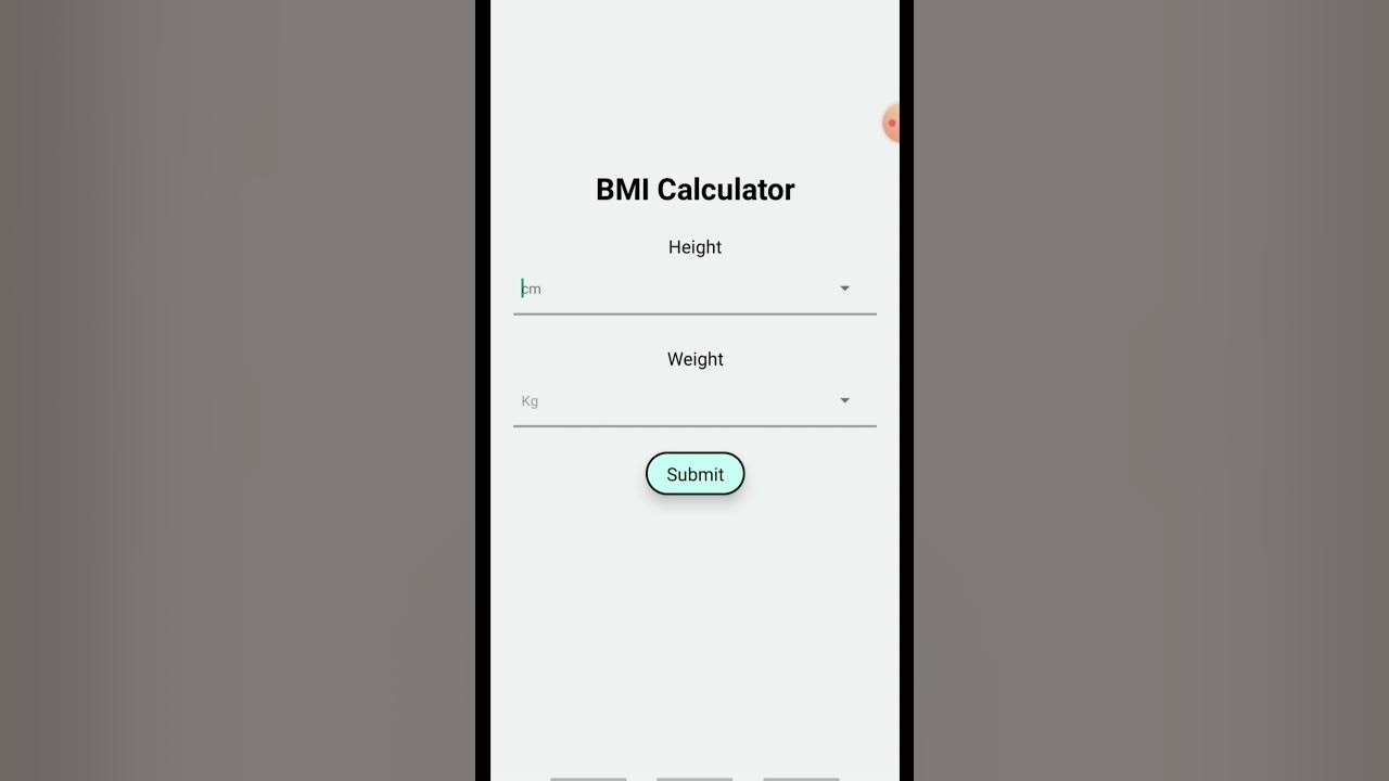 BMI Calculator - Built on React Native - YouTube