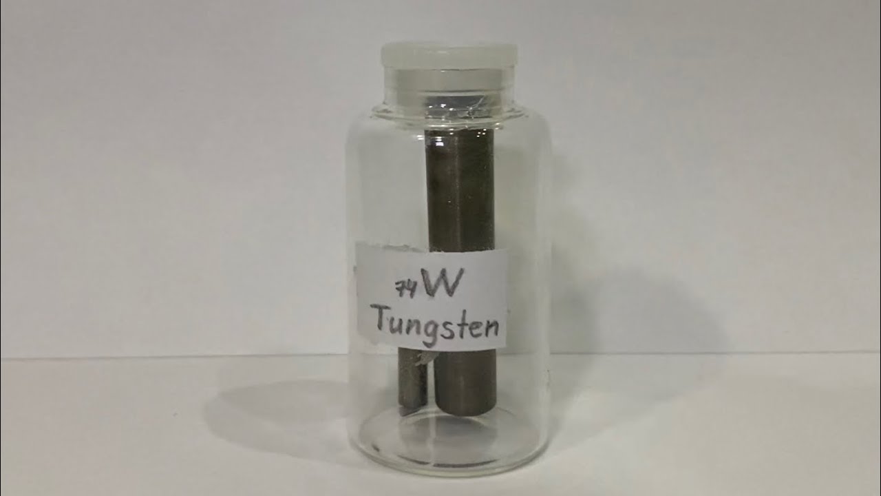 (W) Volfram / Elemental tungsten demonstration - YouTube