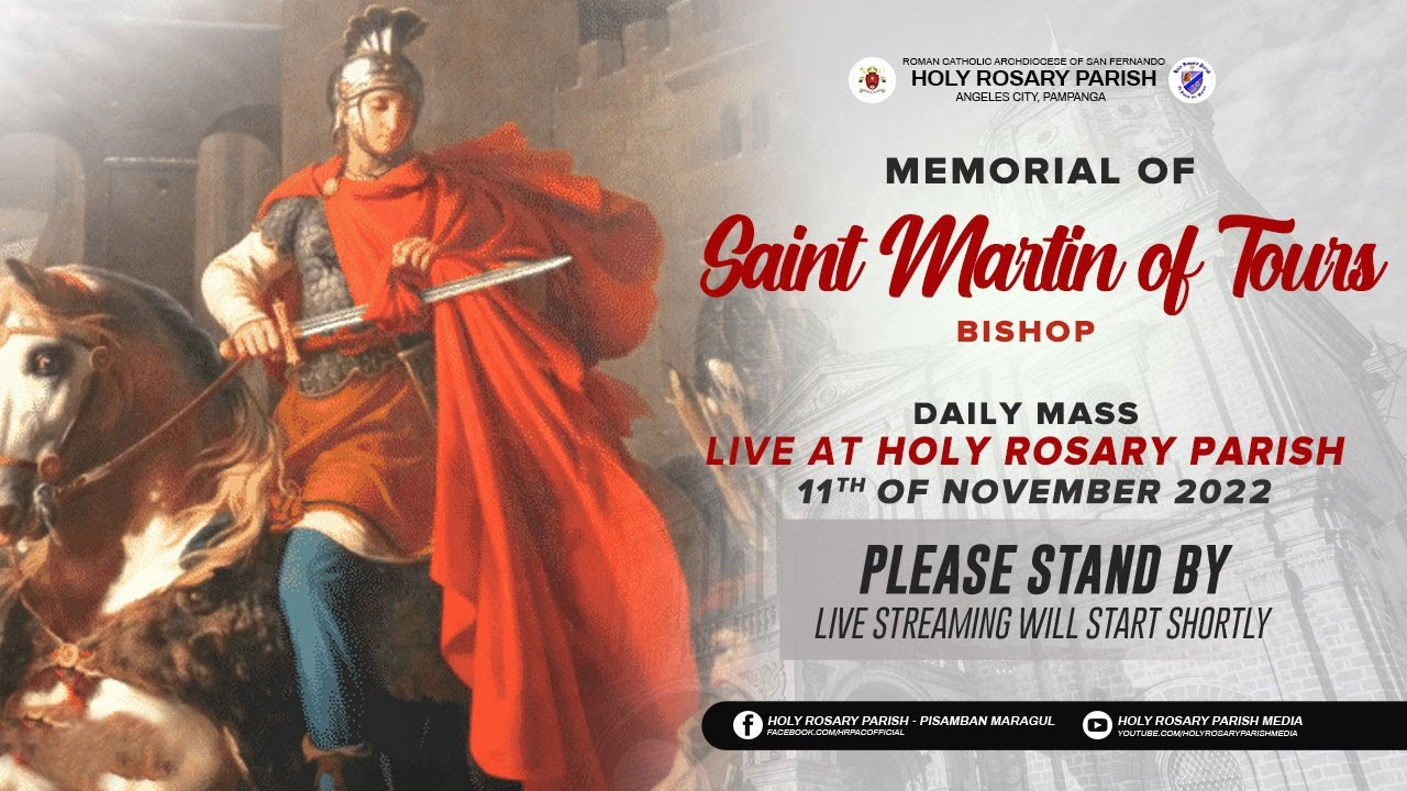 Memorial of Saint Martin of Tours, Bishop | 11th of November 2022 - YouTube