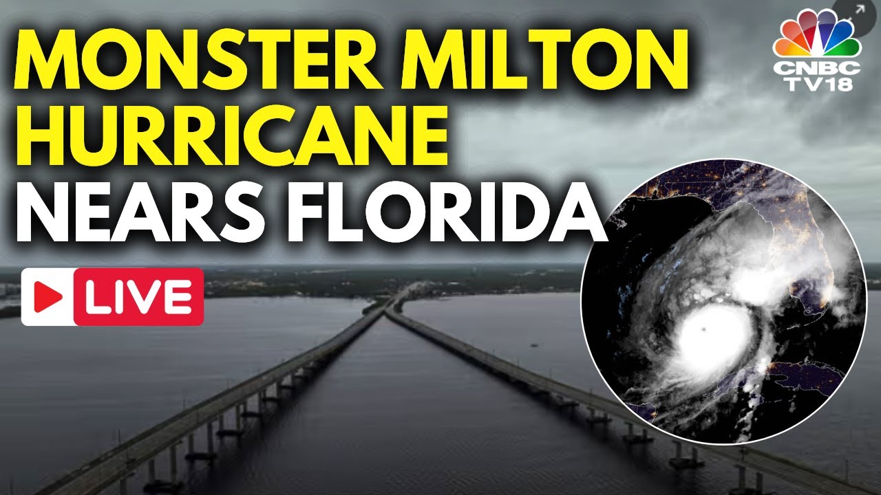 LIVE: Hurricane Milton Category 5 Tropical Storm with Winds of 160 mph ...