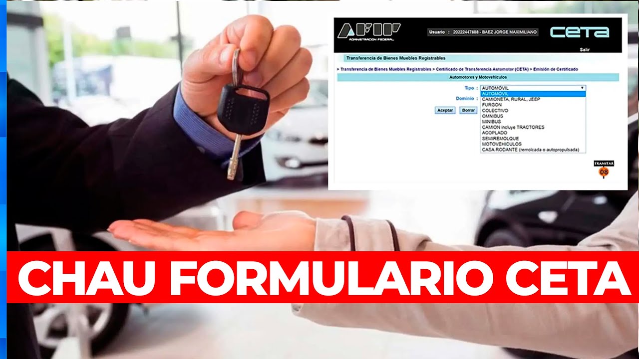 El Gobierno de Milei eliminó el Formulario CETA para la transferencias ...