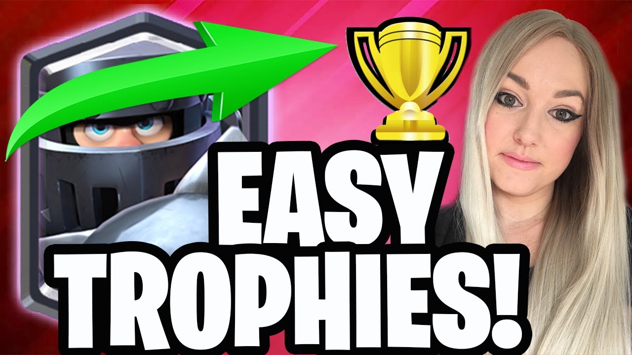 FAST TROPHY PUSHING to 5890 with MEGA KNIGHT BAIT DECK in 🔹 CLASH ...