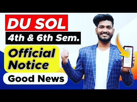 DU SOL 4th & 6th Semester Exam Offline or OBE Protest | DU SOL May ...