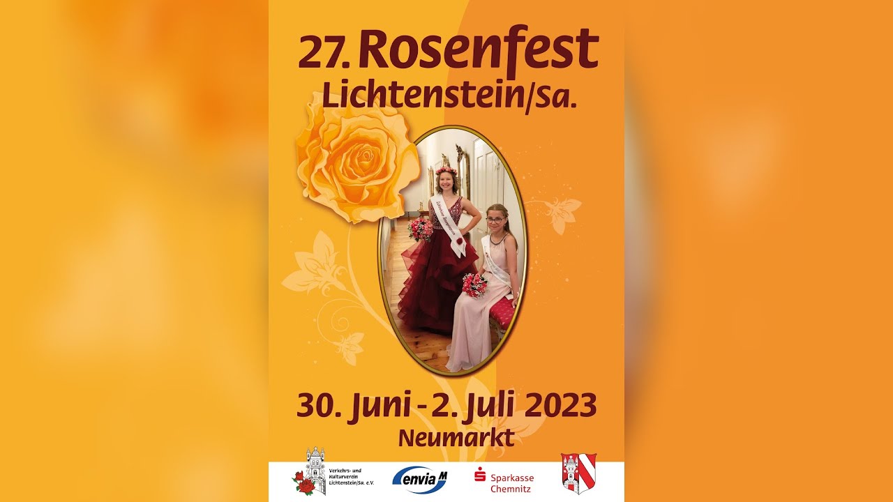 Abkrönung von Rosenprinzessin Ruby I. und Übergabe an Alexandria I ...