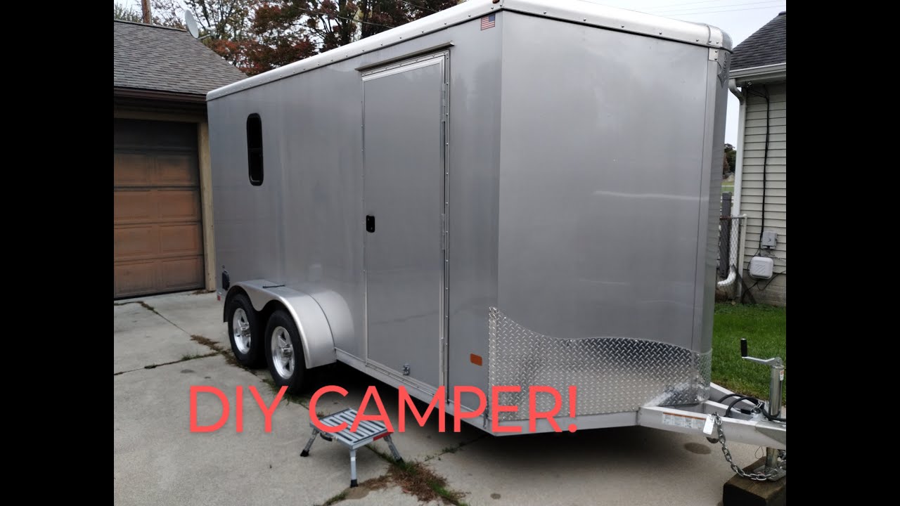 7X14 Enclosed Trailer Tour! - YouTube