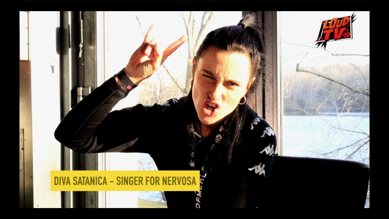Interview with Diva Satanica from NERVOSA + 2022 live footage - YouTube