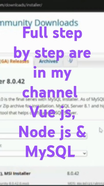 How to build Web Application using Vue js, node js & MySQL #vuejs #nodejs #mysql - YouTube