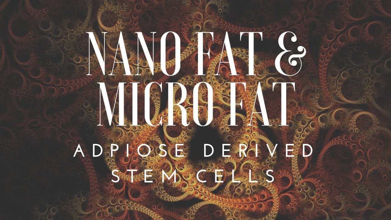 Nano Fat & Micro Fat - Adipose Derived Stem Cells - YouTube
