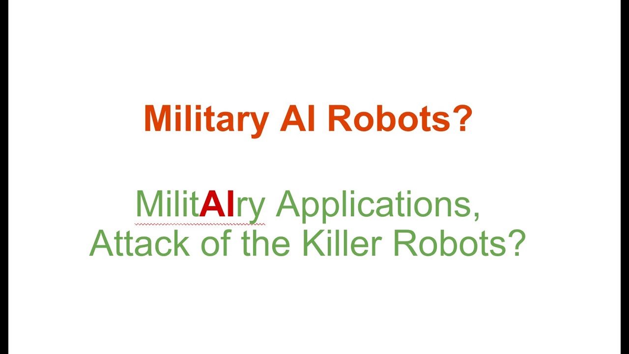 Military AI Robots? February 23, 2024 - YouTube