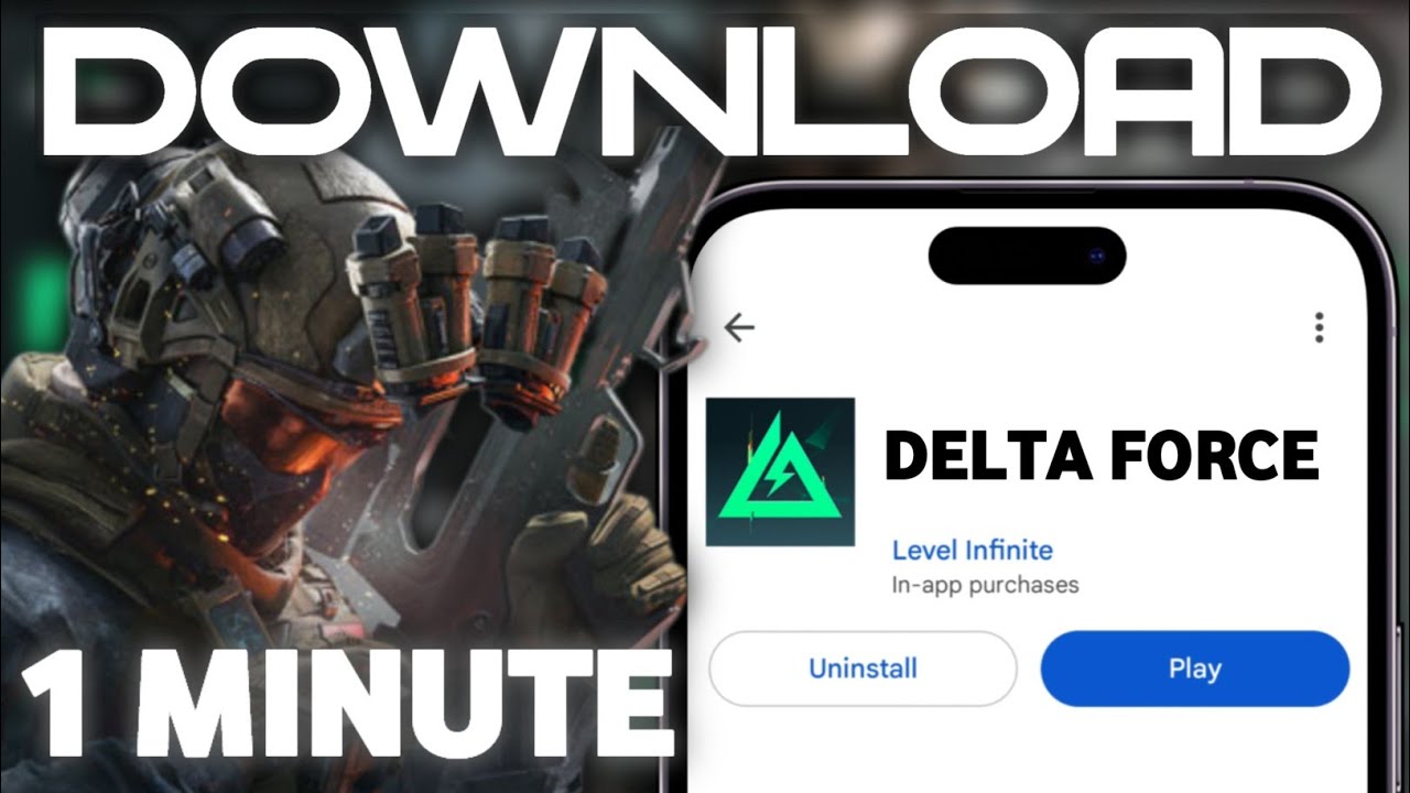 Delta Force Mobile Download in 1 Minute! (IOS/ANDROID) - YouTube