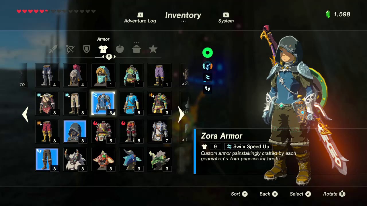 LOZ BOTW showing how to kill a guardian with the master sword and ...