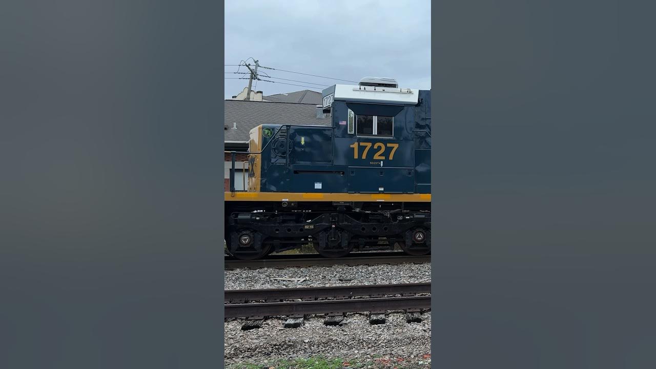CSX 1727 SD23T4 What are your thoughts on the new locomotive? - YouTube