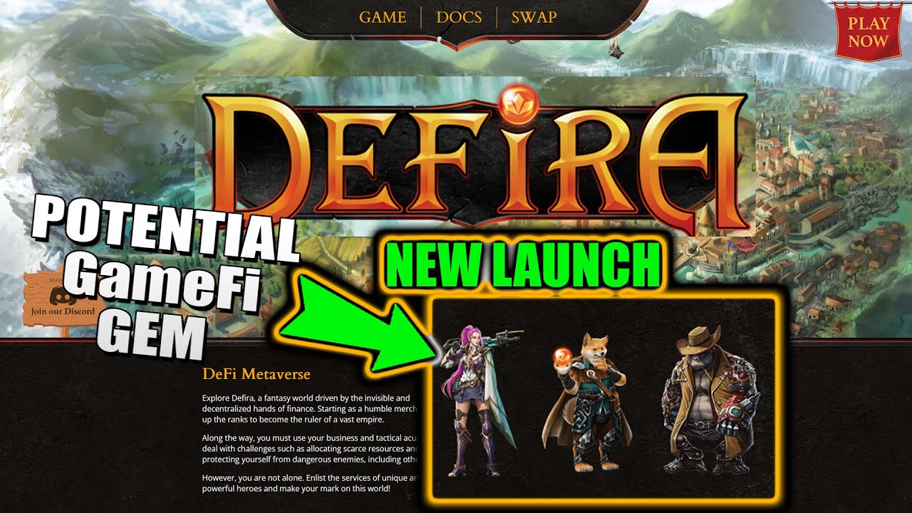Defira - DeFi Metaverse & NEW LAUNCH OF DEFIREAVERSE! Defira is a fusion of DeFi and GameFi ...