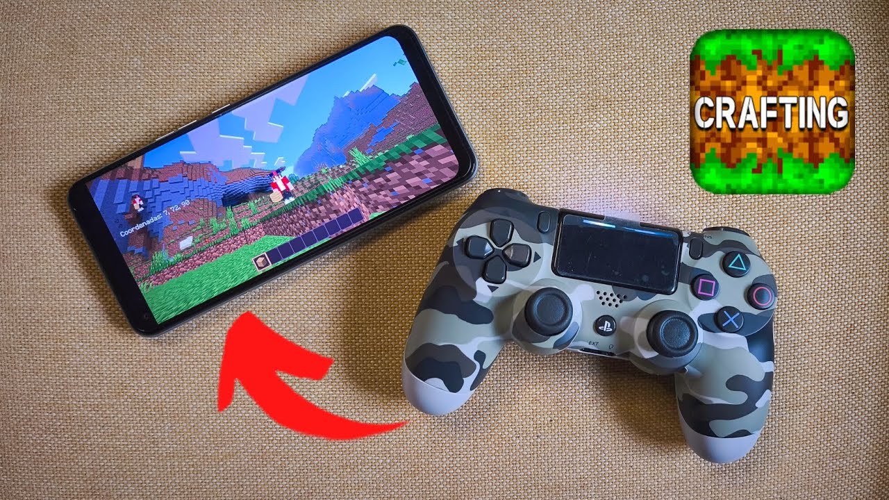 Jugue Crafting And Building con un control de PS4🎮 - YouTube