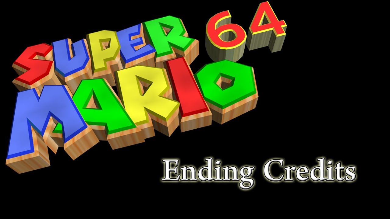 Super Mario 64 - Ending Credits - Synthesia - Evolution - YouTube