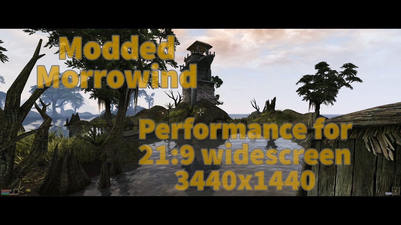 Morrowind modded (enhanced graphics) in ultrawide (21:9) resolution ...