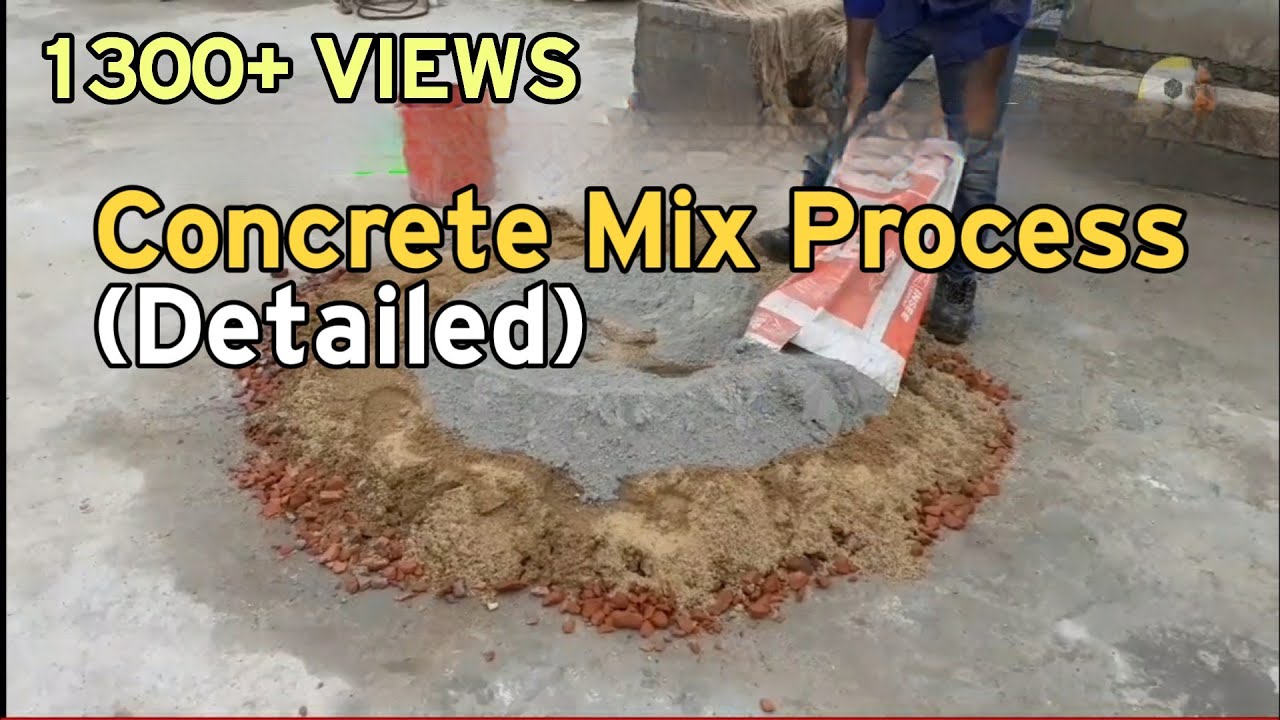 Concrete mix process | কংক্রিট তৈরীর পদ্ধতি | DF Media BD - YouTube