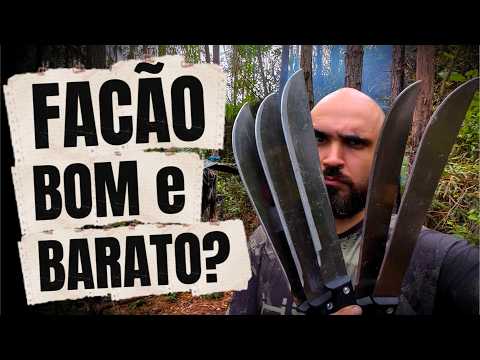 Qual o melhor FACÃO? Testei de VERDADE para você escolher o MELHOR!