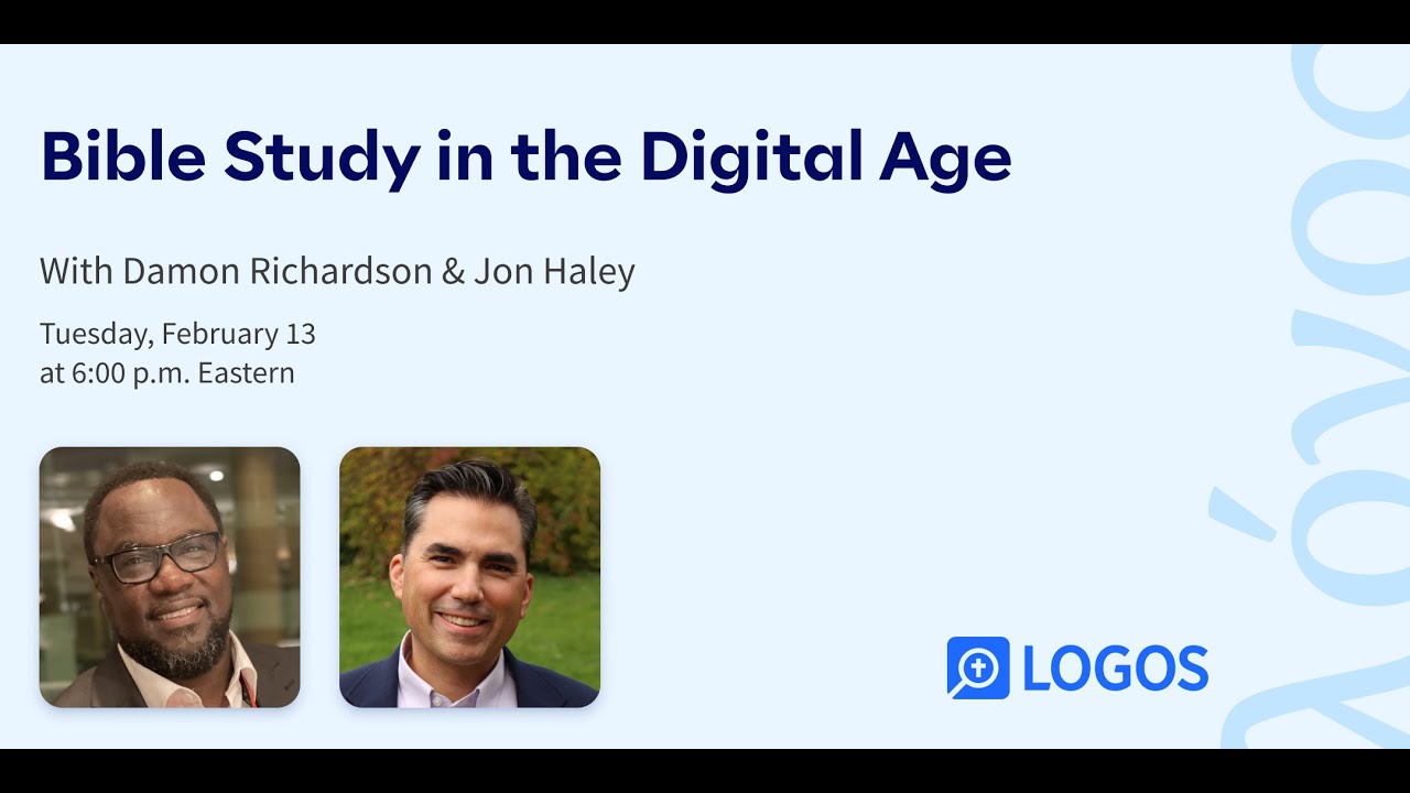 Logos Bible Software Tutorial w/ Jon Haley and Damon Richardson - YouTube