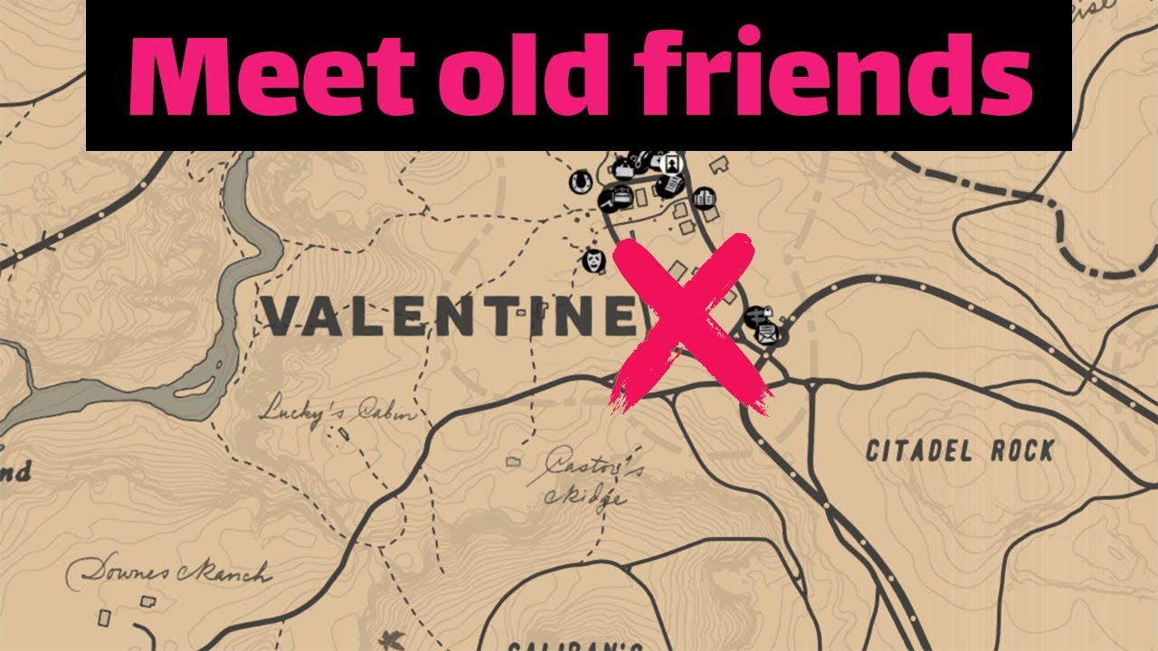 Meeting old friends in Valentine city - RDR2 - YouTube
