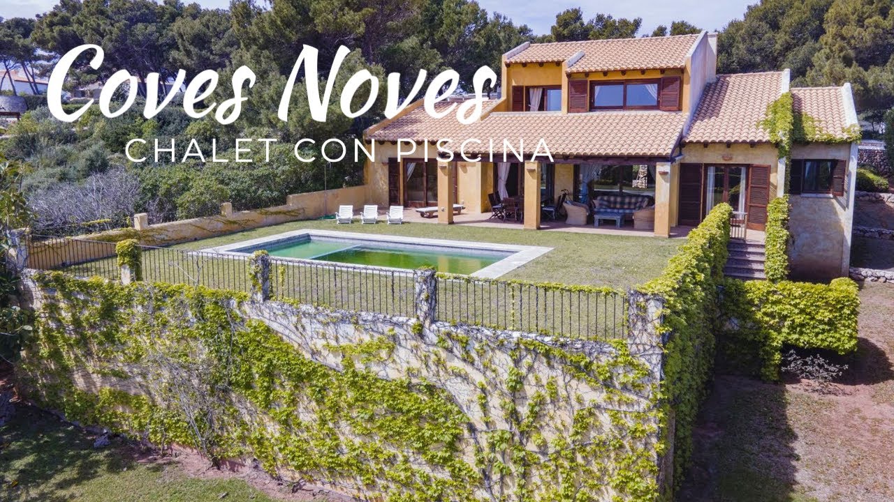 CHALET en DOBLE PARCELA con VISTAS AL MAR en COVES NOVES [MENORCA] Ref ...