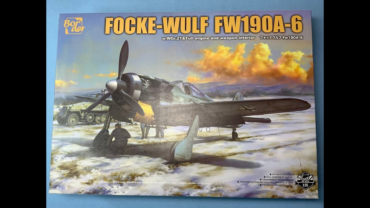 Sprue Review Border Models 1/35 Focke Wulfe FW190A-6 - YouTube
