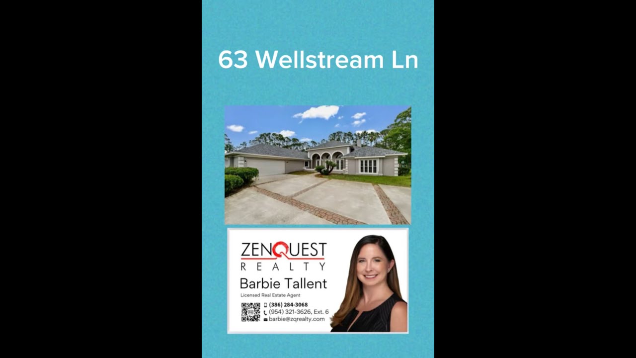 63 Wellstream Ln, Palm Coast FL - YouTube